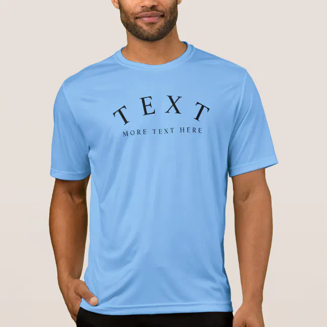 Camiseta Mens Modern Sport-Tek Competitor Carolina Blue | Zazzle Portugal